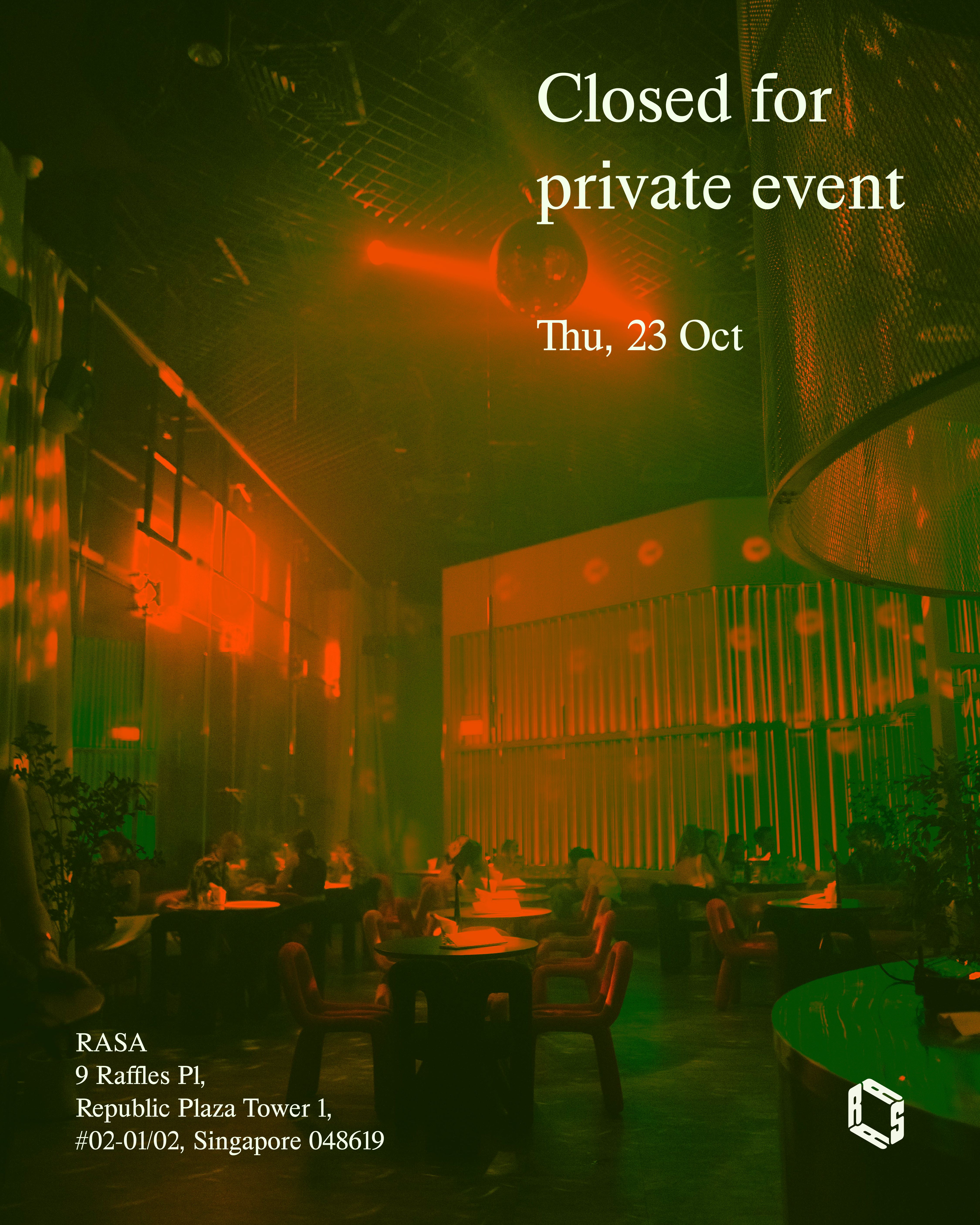 Rasa | Closed for private event